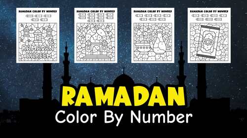 ramadan countdown coloring pages