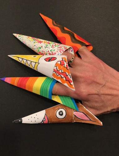Origami Claws for Boys - Spatial concepts and manual dexerity (and fun!)