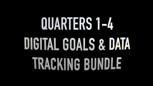 Digital Student Data/ Goals Tracking- Quarters 1, 2, 3, & 4 | TpT