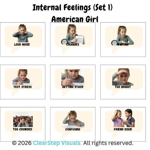 Mental Health Awareness Month I Feel & I Need Visuals | Self-Regulation ...