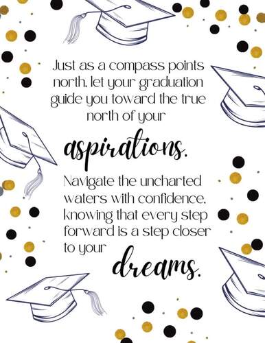 Graduation Quote Sign Print & Pennant Banner Wall Decor Bundle ...