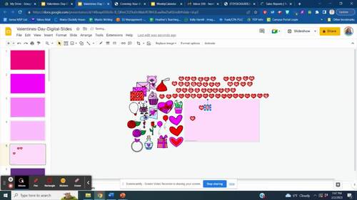 DIGITAL Build a Valentine's Day Card | Google Slides February Activity