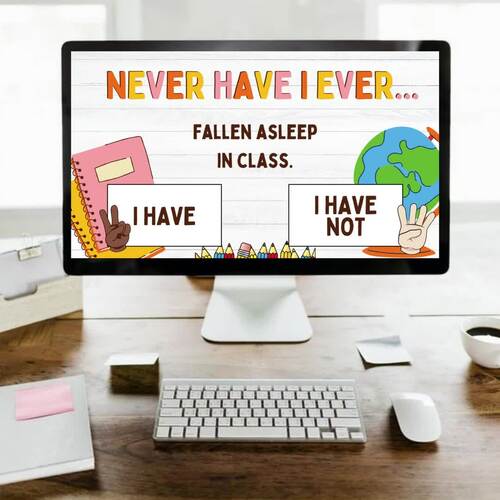 Never Have I Ever Back to School Edition Morning Meeting Activity Brain ...