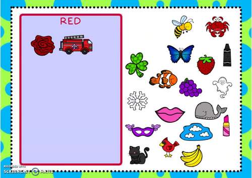 Sorting Colors Boom Cards™ Distance Learning by Creating 4 ESL | TPT