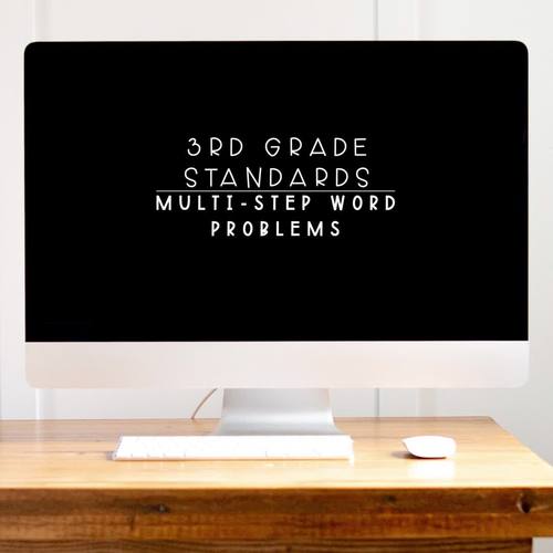 Summer Word Problem Task Cards: Multi-Step Math in 3 Formats | TPT