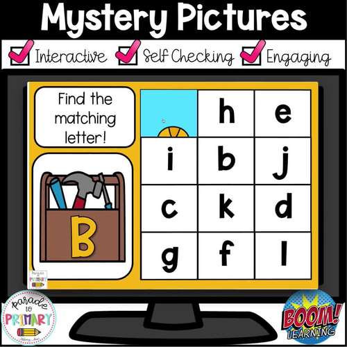 DIGITAL Mystery Pictures - Community Helpers - Boom Cards - Preschool ...