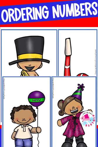 Happy New Years 2025 Activities Ordering Numbers to 100 Math Center