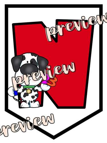 Congratulations Banner - Editable Dalmatian Theme by Anh Huynh | TPT