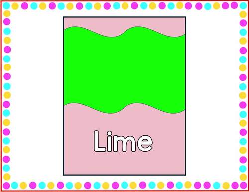 Printable Minimalist Classroom Color Posters, Editable Color Posters ...