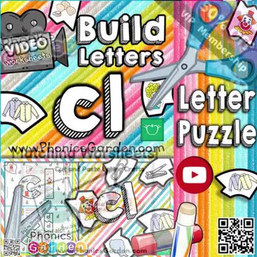 CL | Letter Blend Puzzle | MP4 Downloadable VIDEO | Cut & Paste ...