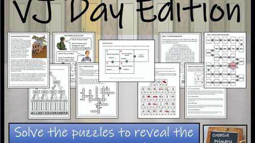 Atomic Bombs and VJ Day Escape Room Activity by Creative Primary Literacy