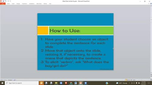 Verb+s: What Does He/She Do? Present Tense; Pronouns; Syntax | TpT