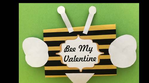 Bee My Valentine Envelope by Mrs Ks little clip art store | TpT