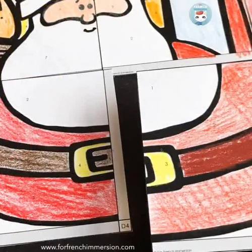 French Christmas Activity Collaborative Poster NOËL en français | TPT