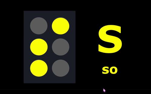 Braille Letter Slides - Low Vision, Visually Impaired, TVI *CANVA TEMPLATE*