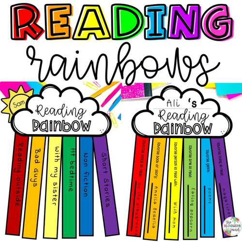 Reading Rainbow Craft by The Blooming Mind | TPT