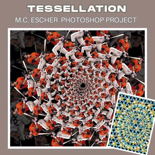 M C Escher Inspired Tessellation Art Project for Visual Arts High ...