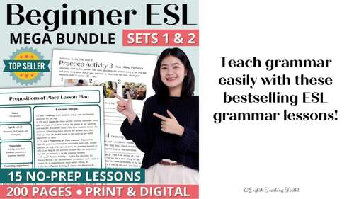 Adult ESL Grammar Worksheets & Activities - Beginner ESL Curriculum ...