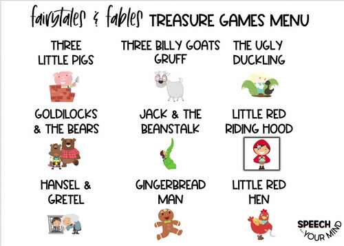 Fairytale & Fables Boom™ Cards Treasure Game | Cariboo™ Style Game