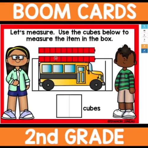 Measurement 2nd Grade Math Games Review No Prep Math Centers | TPT