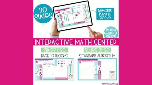 2 Digit Subtraction With Regrouping Base 10 Blocks Google Classroom ...