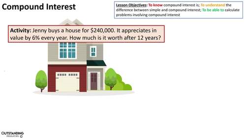 Compound Interest and Percentages by Outstanding Resources | TPT