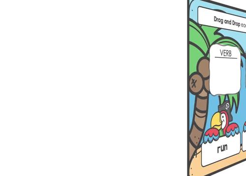 ESL Parts of Speech Word Sort | Verbs, Adjectives & Nouns Boom Cards™