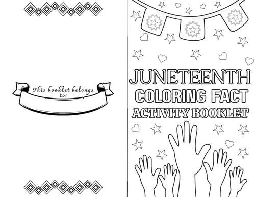 Juneteenth Fact Activity Book for Kids | Black History Educational ...