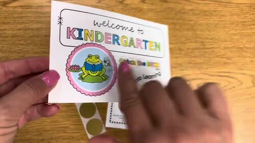 Welcome Postcard "Under the Sea" - Scratch Off/ Meet your teacher!