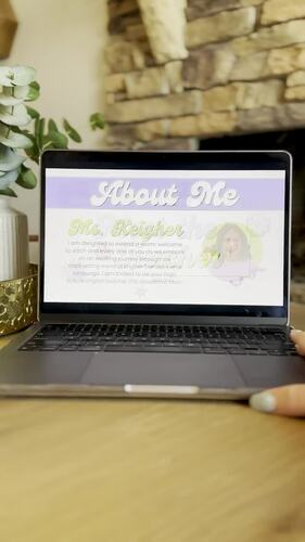 Meet the Teacher Presentation Template Bundle | 100% Editable | TPT
