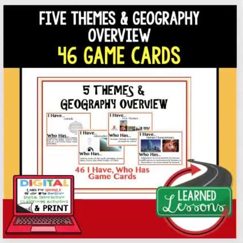 Geography Game Cards BUNDLE (World Geography Test Prep Bundle) | TpT