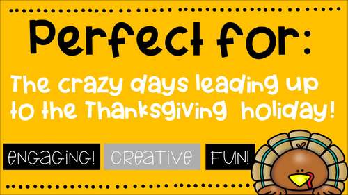 Thanksgiving Themed Magazine for Big Kids! NO PREP by Angela Ido