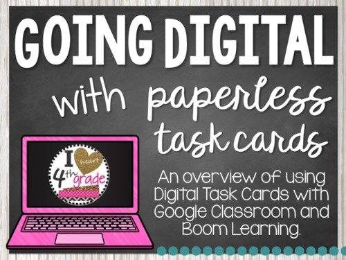 Digital Task Cards for Google Classroom and Boom Learning by I HEART ...