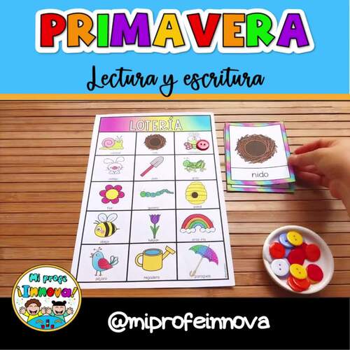Spring Spanish Literacy Centers / La Primavera centros de Lectura y ...