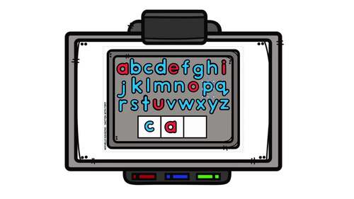 Digital Resource Word Building Sound Boxes Phonics Segmenting and Blending