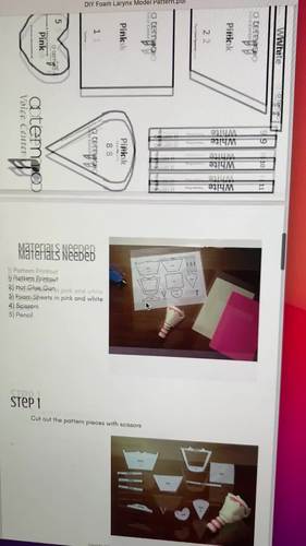 DIY Foam Larynx Model Patterns by Kristie Voice - a tempo Voice Center