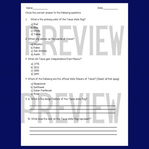 Texas Informational Text Reading Comprehension New Items Type ECR,SCR