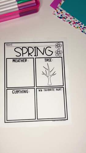 SEASONS Scavenger Hunt and Projects | TPT