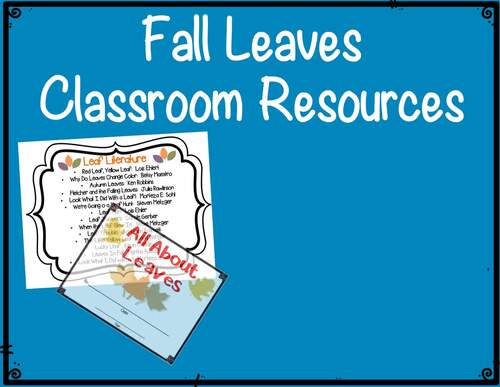Fall Leaves: Literacy & Math Activities & Centers | TPT