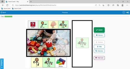 Core Word of the Week: PLAY Printable & Digital Activities | TPT