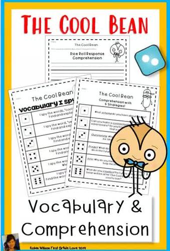 The Cool Bean Activities and Questions by Robin Wilson First Grade Love