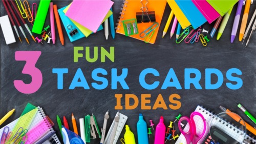 3 Fun Task Card Game Ideas! by Custom Classroom by Angela | TPT
