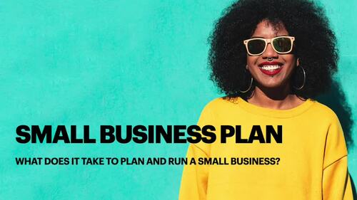 Small Business Plan Become an Entrepreneur | TPT