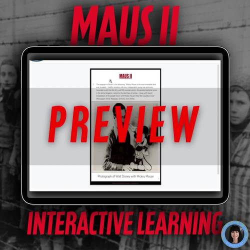 MAUS II test, questions, teacher notes PRINT OR DIGITAL | MAUS II