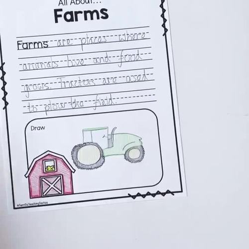 First Grade Informational Writing Prompts and Worksheets Non Fiction ...