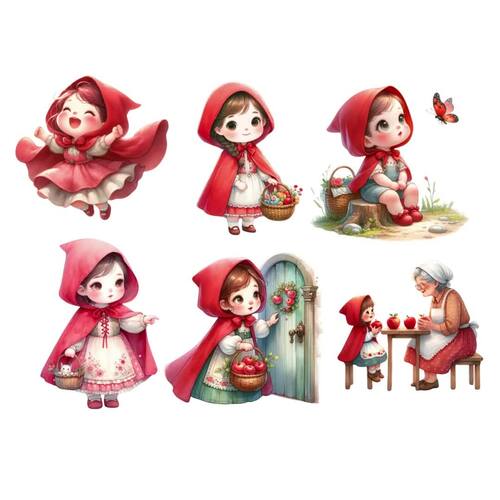 Little red riding hood 20 high-quality PNG clipart images files | TPT