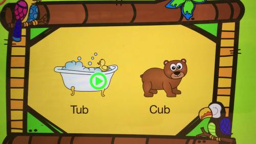 Tiki Time Articulation: Minimal Pairs for /t/ and /k/ - Boom Cards