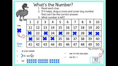 Number Sense Math Tasks 1-50 BUNDLE by Aussie Waves | TPT