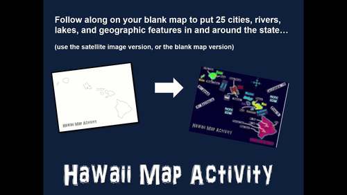 Connecticut Map Activity- fun, engaging, follow-along 20-slide PPT