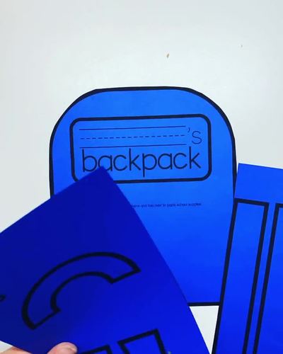 Backpack Checklist School Supplies Sorting Back to School Backpack ...